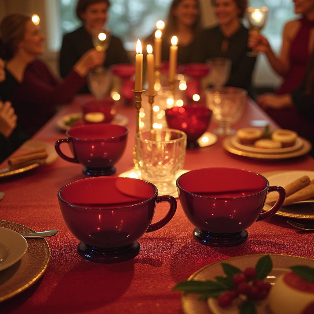 Anchor Hocking Ruby Red Teacups – Wonder & Revelry